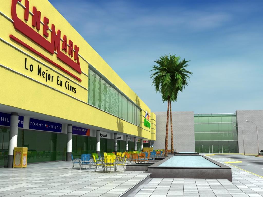 Proyecto Arquitectura Centro Comercial Plaza Lima Sur Perú
